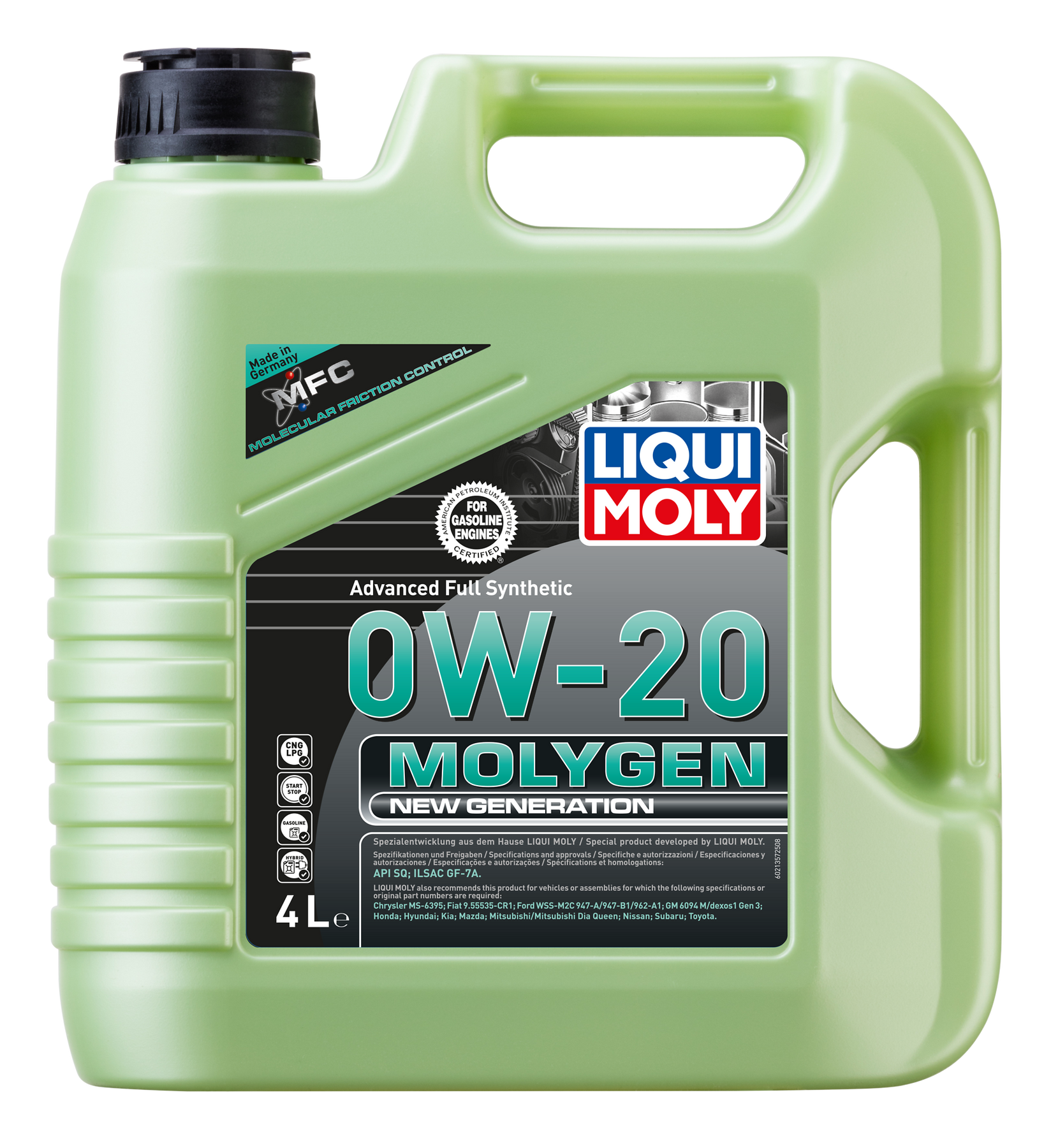Моторное масло Liqui Moly Molygen 0W-20 купить в Украине | LIQUI MOLY ...